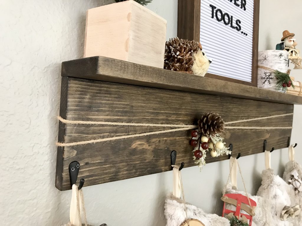 DIY Stocking Shelf - Build and Create Home
