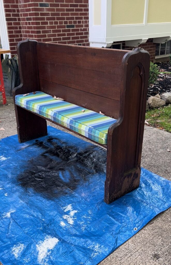 DIY Holiday Bench Makeover - Build and Create Home