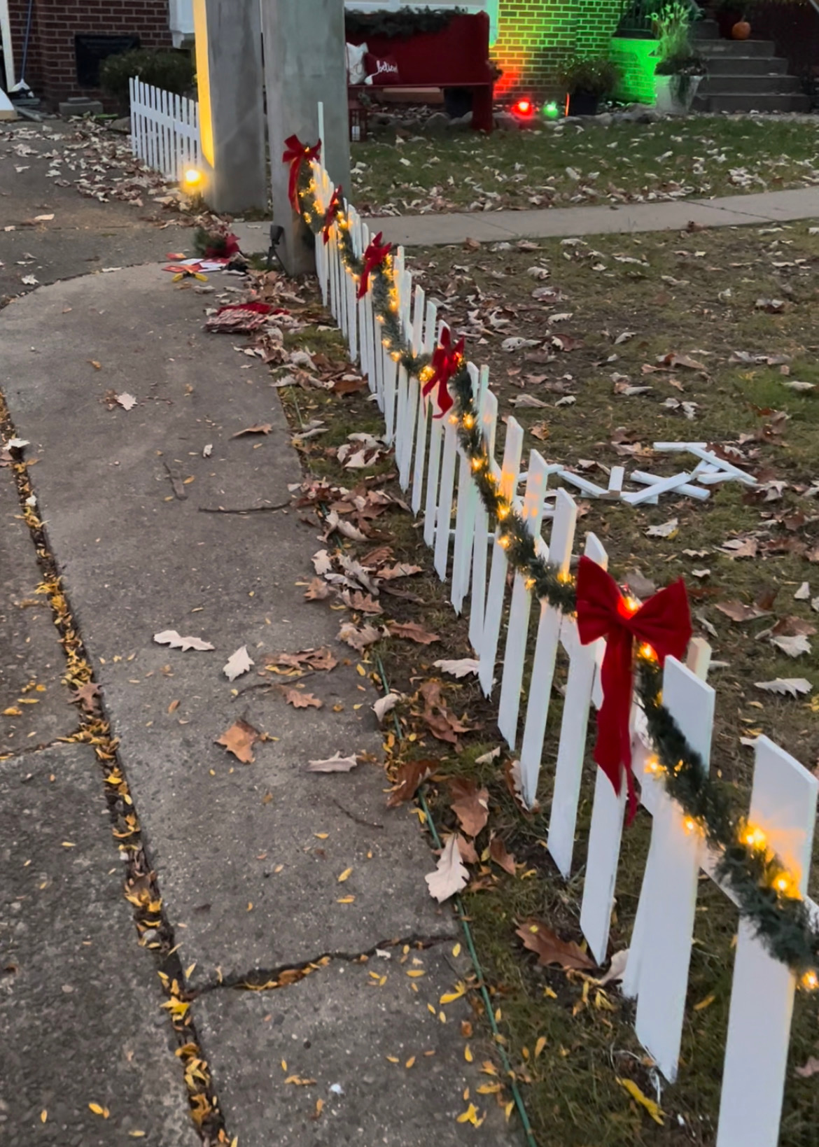 DIY Christmas Fence - Build and Create Home