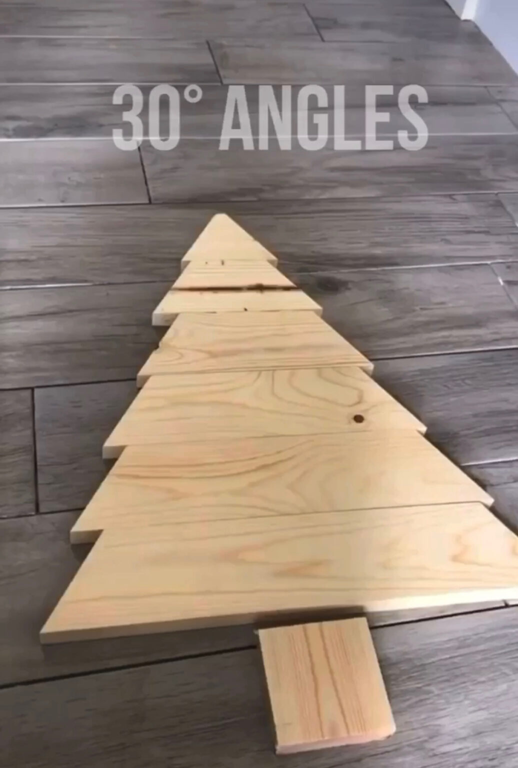 DIY Christmas Tree Card Holder - Build and Create Home