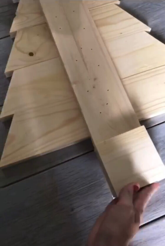 DIY Christmas Tree Card Holder - Build and Create Home