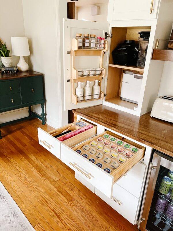 DIY Breakfast Bar Organization - Build and Create Home