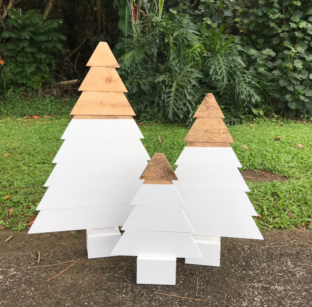 DIY Christmas Tree Card Holder - Build and Create Home