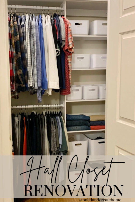 Hall Closet Renovation - Build and Create Home