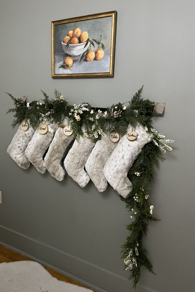 DIY Stocking Display - Build and Create Home